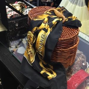 Vintage | Bags | Vintage Top Handle Wicker Fun Box Bag | Poshmark